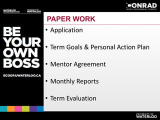 UWaterloo Enterprise Co-op Information | PPSX