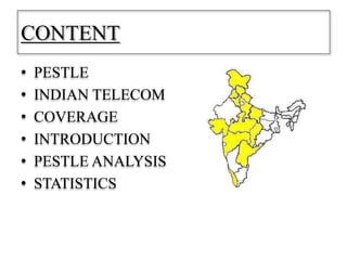 PESTLE ANALYSIS ON TELECOM | PPTX