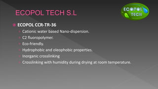 Ecopol tech portfolio construction polymers | PPT