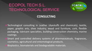 Ecopol tech portfolio construction polymers | PPT