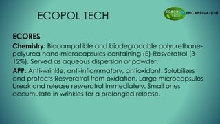 Ecopol tech portfolio of personal care and cosmetic polymers and ...