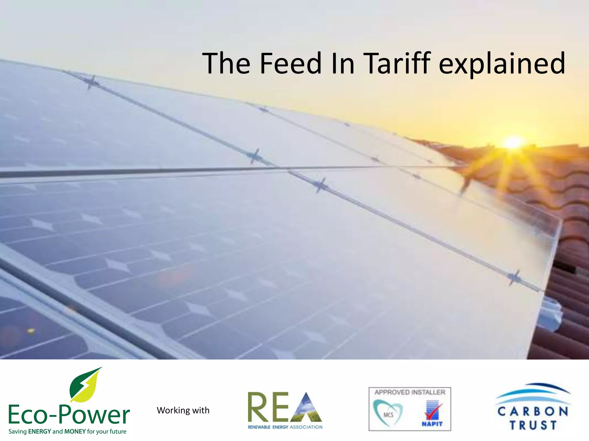 Domestic Solar Feed In Tariff Explained | PPSX