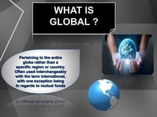 PRESENTATION ON GLOBAL ISSUES | PPTX | Debated Sensitive Social Issues ...