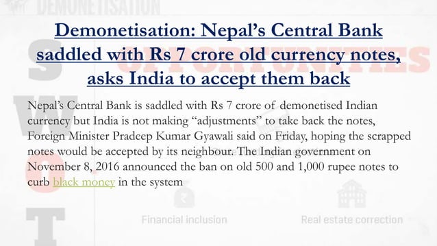 Demonetization and GST: Swot Analysis | PPTX | Currencies | Economy