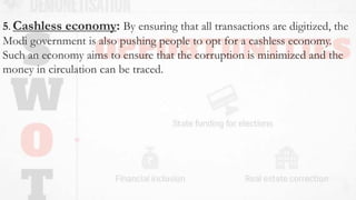 Demonetization and GST: Swot Analysis | PPTX