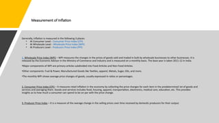 INFLATION and its types , monetary and fiscal policy | PPTX