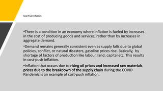 INFLATION and its types , monetary and fiscal policy | PPTX
