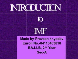 Eco ppt made by praveen | PPT