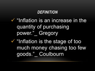 Inflation and its theories | PPTX