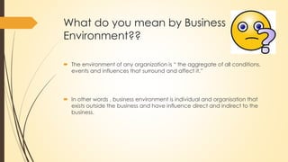 Business Environment- Economics Perspective | PPTX