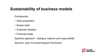 Ecopreneurship and social entreprenurship - business models aiming for ...