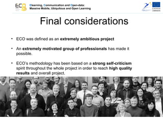 MOOC Eco project (EU) | PPT | Internet | Computing