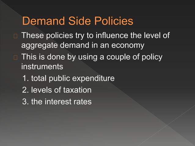 demand and supply side policies | PPTX | Business Accounting & Finance ...