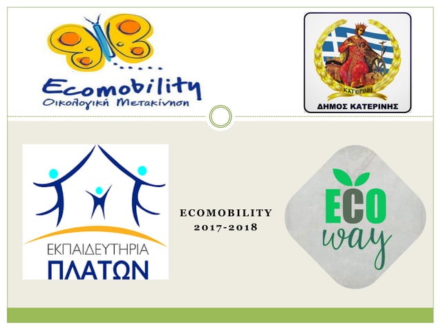Ecomobility presentation Platon Schools 2018 | PDF