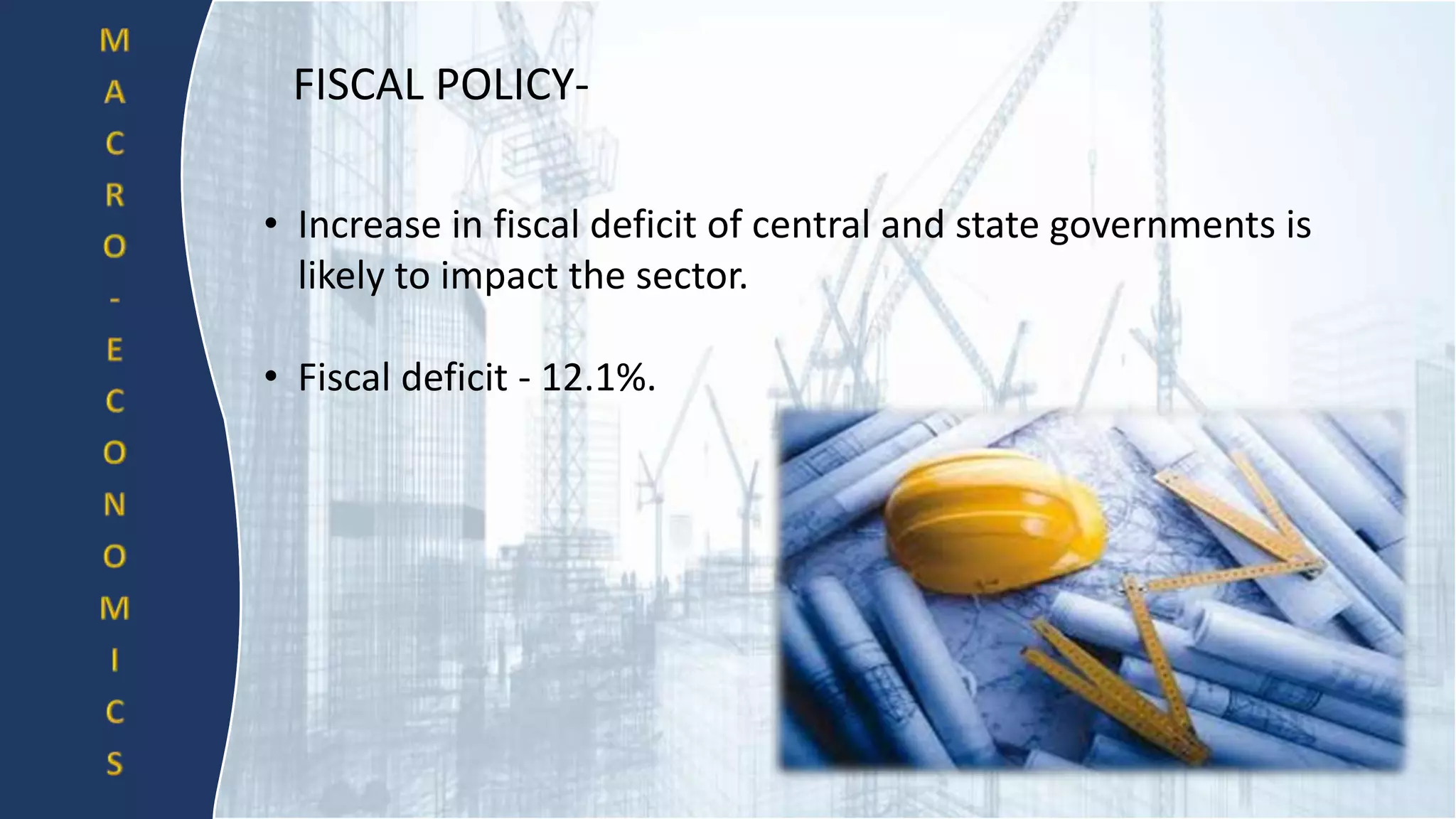 Macro-economic factors affecting Construction Industry | PPTX
