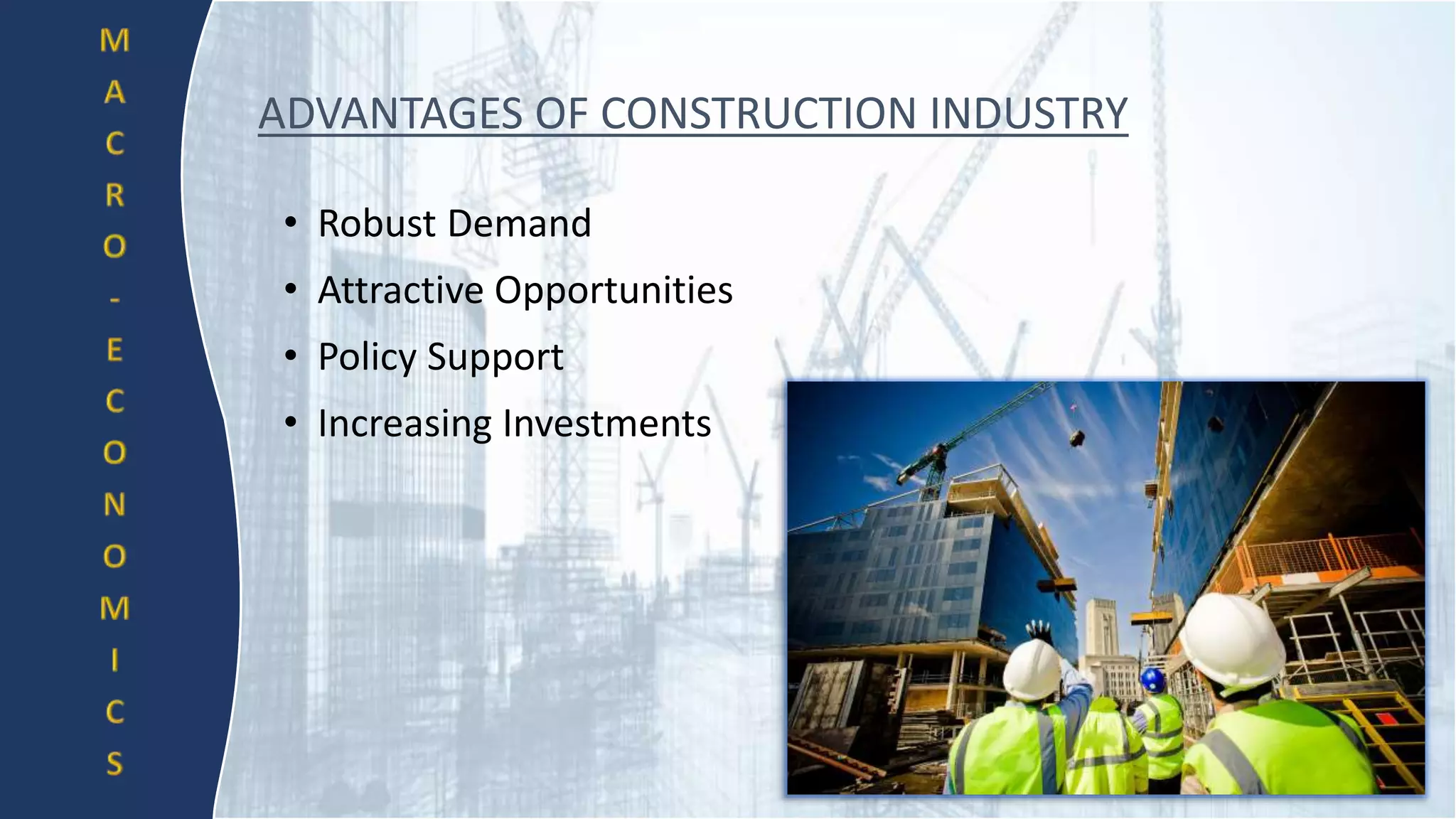 Macro-economic factors affecting Construction Industry | PPTX