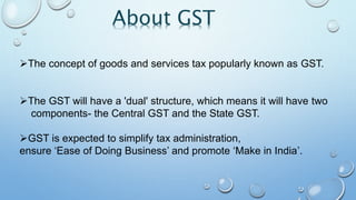GST Presentation | PPT
