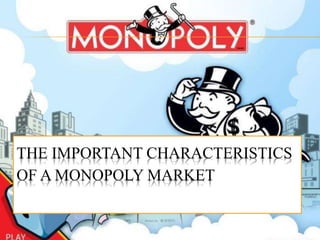 What is a Monopoly ? | PPT