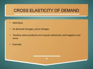 ELASTICITY OF DEMAND OF CELL PHONE | PPTX