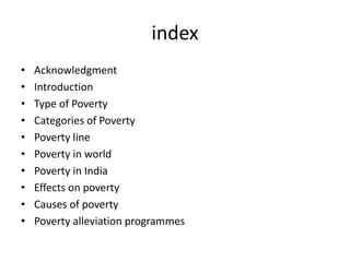 Sample Eco project poverty class 12 | PPTX
