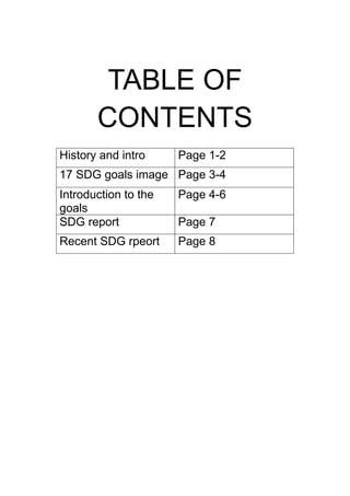 Sustainable development goals/SD goals economics | PDF