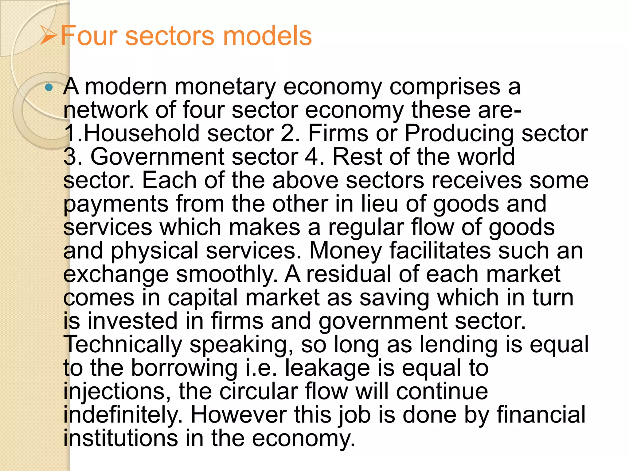 The circular flow of economic activity | PPT