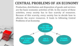 Eco Revision ch- Scarcity, economic problem | PPT