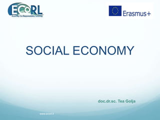Ecorl oer-hr-pou-social-economy-video slides | PPTX