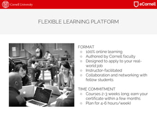 About eCornell Online Learning | PPTX