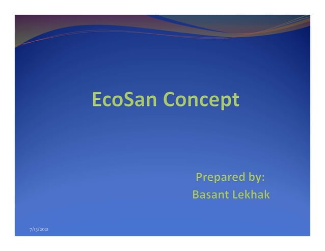 EcoSan Technology | PDF | Agriculture | Industries