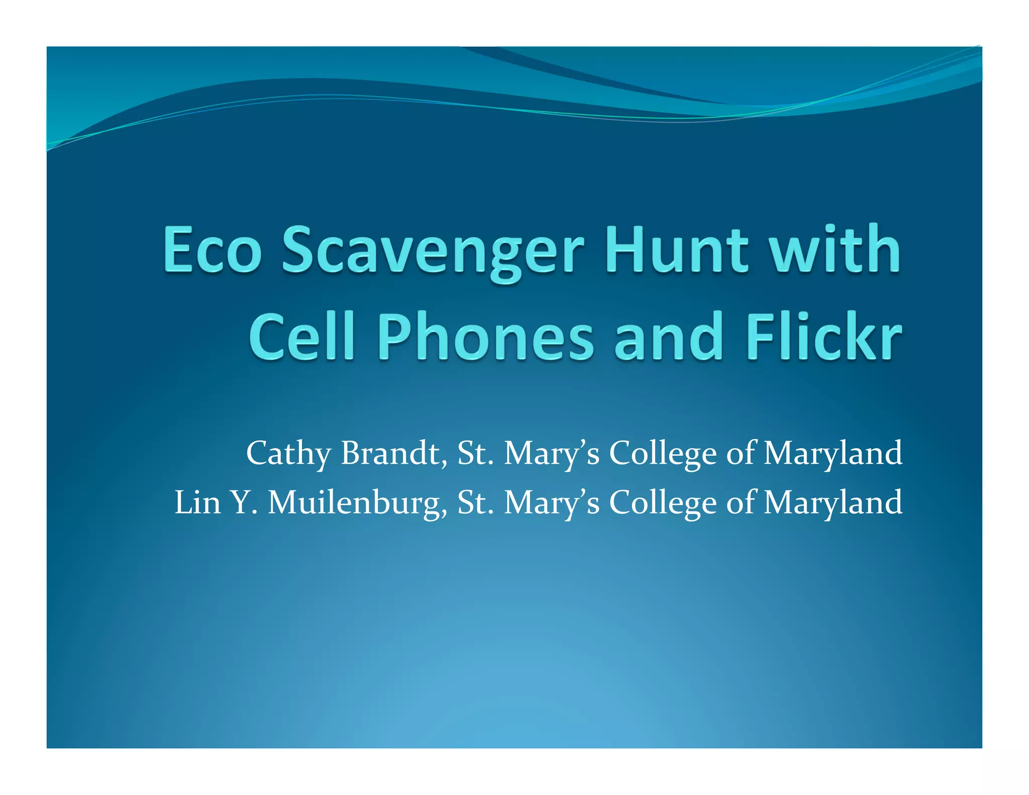 Ecosystem_Scavenger_Hunt_7-1-10 | PPT