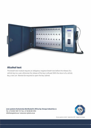 Ecos electronic key management system | PDF