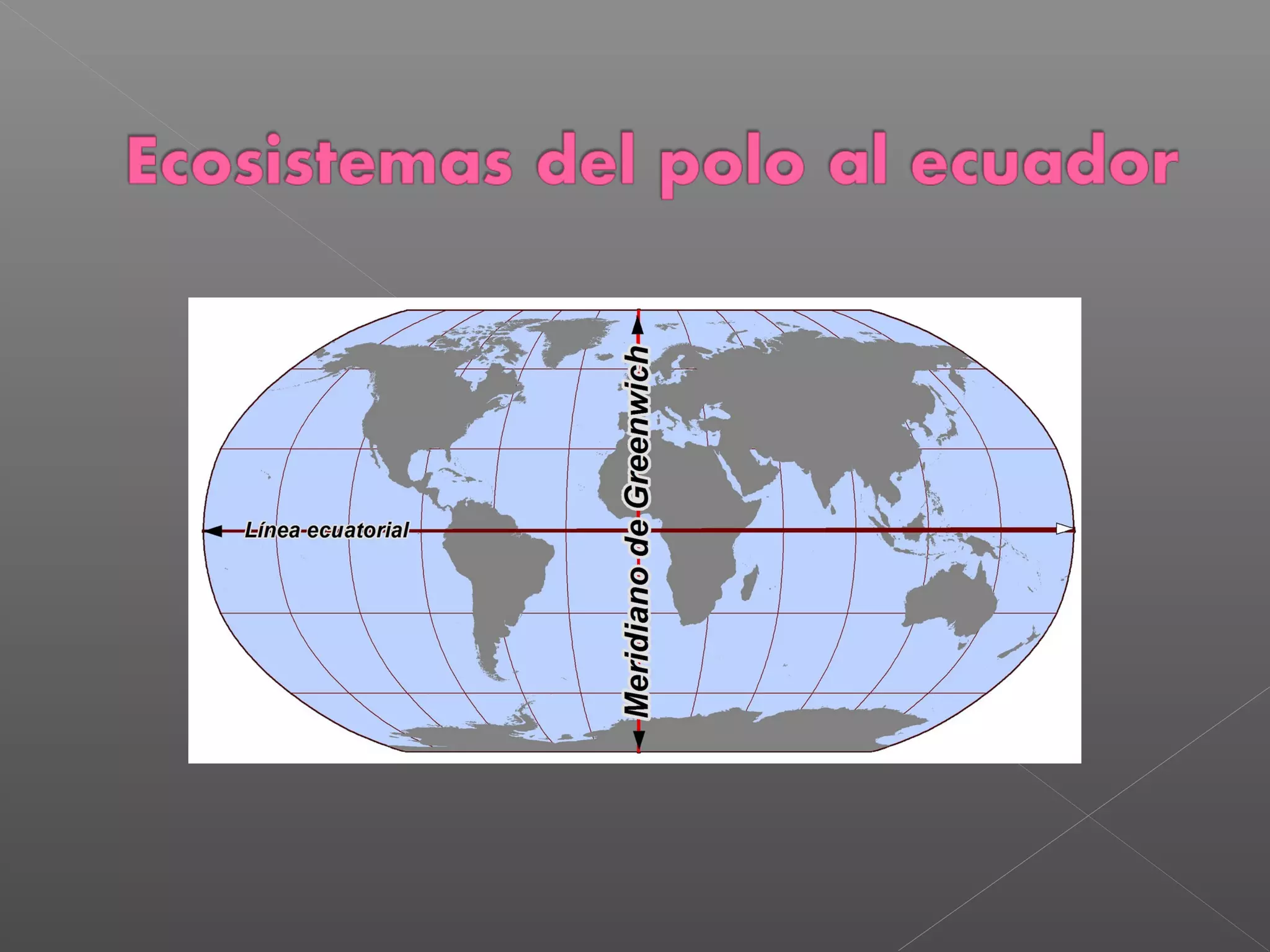 Ecosistemas del polo al ecuador david matias | PPT