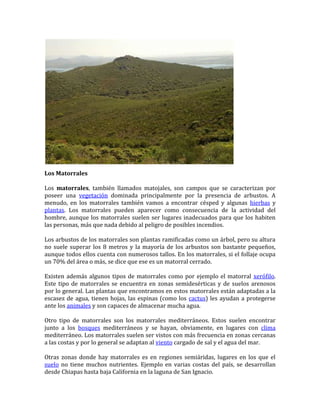 Ecosistemas de méxico | DOCX