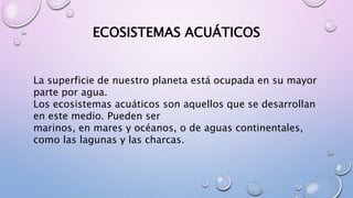 Ecosistemas naturales | PPTX