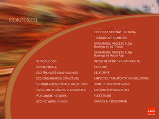 Ecos Mobility & Hospitality | PDF