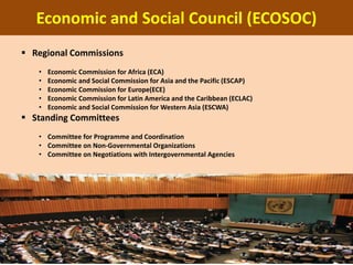 Economic and Social Counsil of United Nations (ECOSOC) | PPTX
