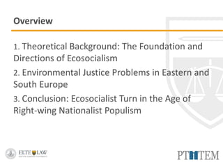 Ecosocialism in the 21st Century from the Perspective of Eastern Europe | PDF