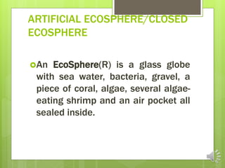 Ecosphere(biosphere) | PPTX