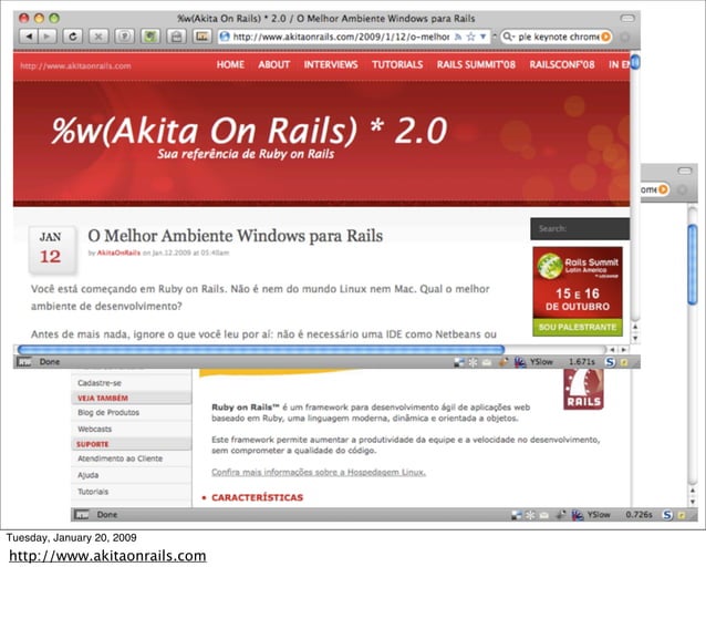 Ecossistema Rails Campus Party 09 | PPT