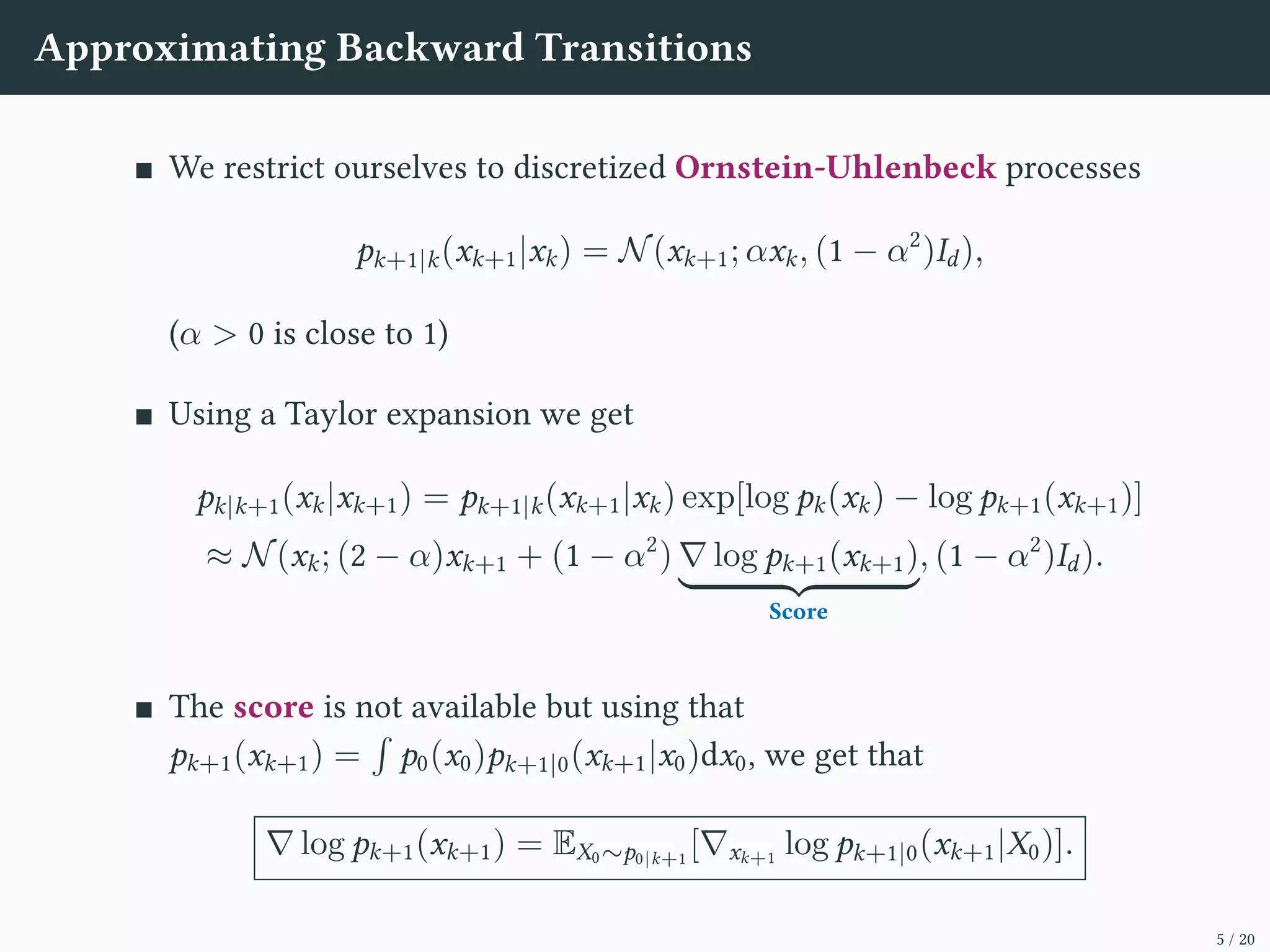 Diffusion Schrödinger bridges for score-based generative modeling | PPT