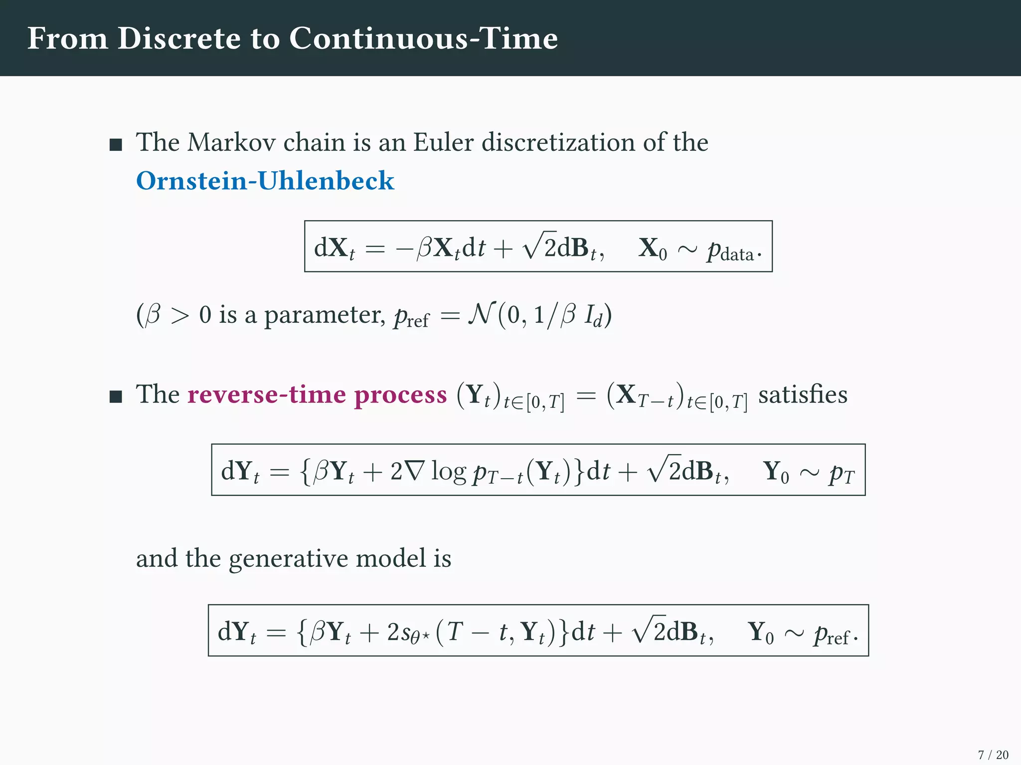 Diffusion Schrödinger bridges for score-based generative modeling | PPT
