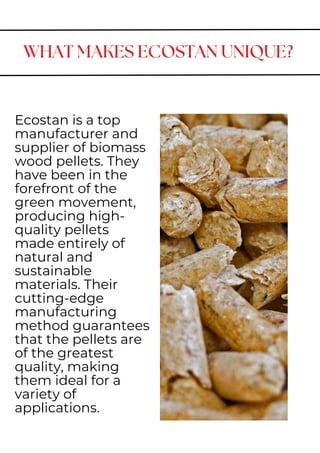 Ecostan Biofuels is transforming renewable power using biomass wood ...