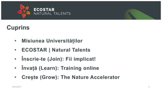 ECOSTAR The Nature Accelerator | PPT
