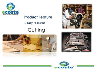 Wood polymer composite | Mineral Polymer Composite Boards | Ecoste | PPTX