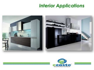 Wood polymer composite | Mineral Polymer Composite Boards | Ecoste | PPTX