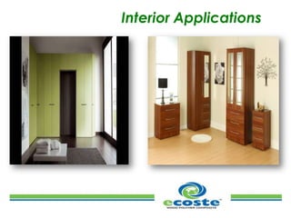 Wood polymer composite | Mineral Polymer Composite Boards | Ecoste | PPTX
