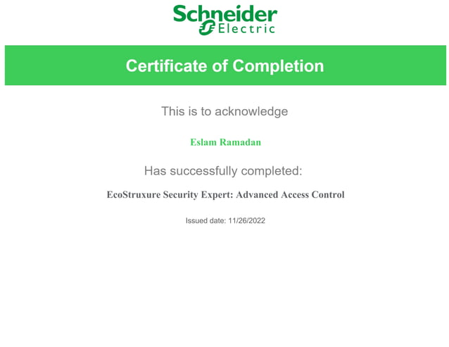 EcoStruxure Security Expert Advanced Access Control | PDF