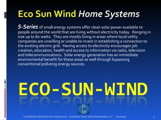 Eco Sun Wind | PPT