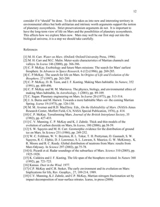 Ecosynthesis mckay2008reviewaaas | PDF | Geography | Science